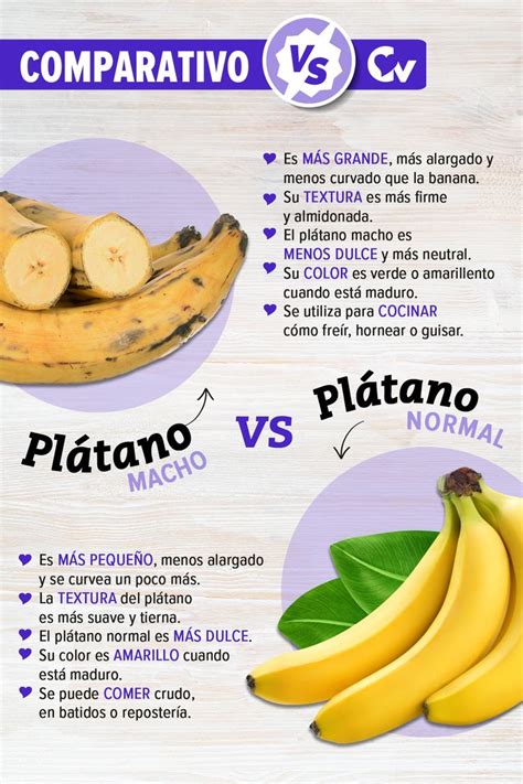 Diferencias Entre Plátano Macho Y Plátano Normal Beneficios De Comer