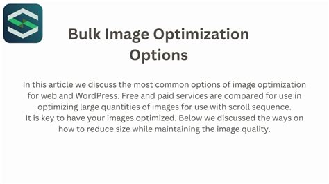 PPT Bulk Image Optimization Options PowerPoint Presentation Free Download ID 11853468