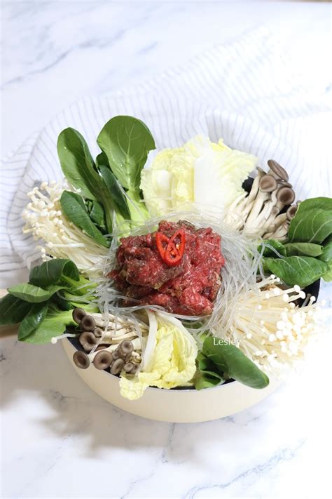 소불고기 전골 요리 당면 불고기 양념 소고기 버섯전골 레시피 네이버 블로그