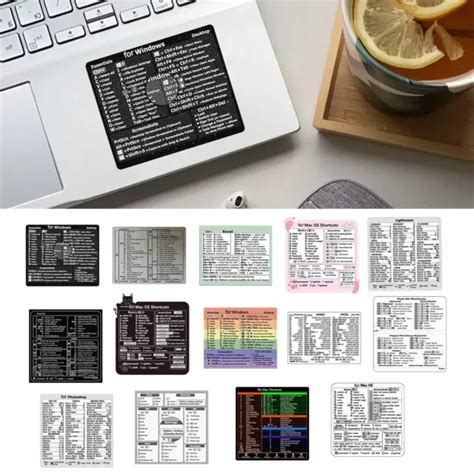 Keyboard Shortcuts Wordexcel Quick Reference Guide Keyboard Shortcut Stickers 2254 Picclick Au