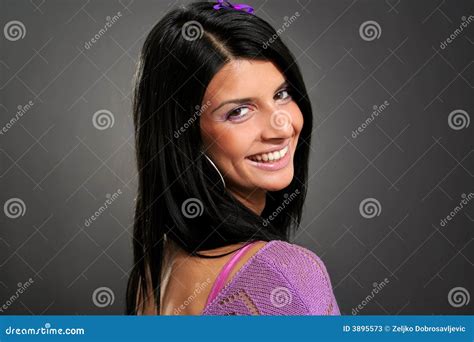Smiling Girl Stock Image Image Of Adolescence Beauty 3895573