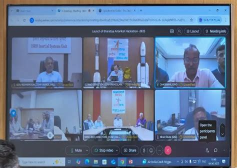 Launching Of Bharatiya Antariksh Hackathon 2025