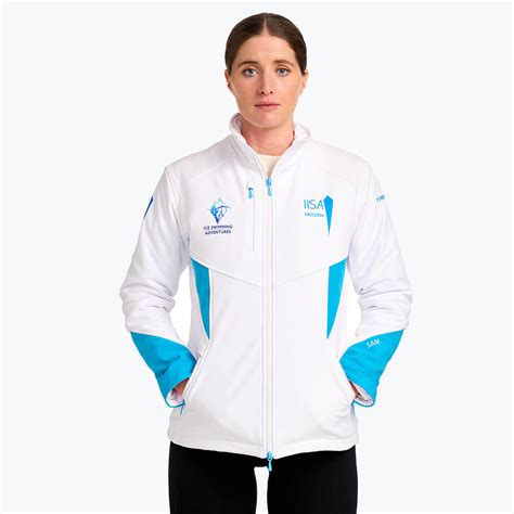 White Jacket F Frozen International Ice Swimming Association