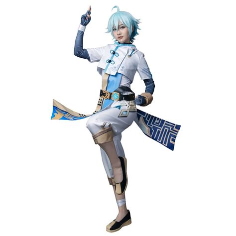 Cosfantasygenshin Impact Cosplay Jacquard Upgrade Ver Ganyu Aether