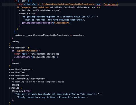 Possible Problem With The Code Issue Facebook React GitHub