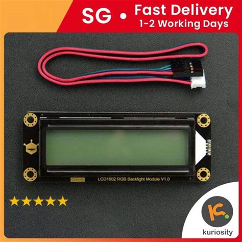 dfrobot gravity i2c 16x2 arduino lcd with rgb backlight display