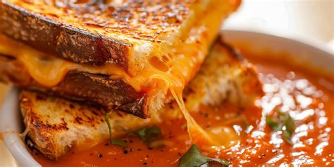 Closeup Of A Perfectly Melted Grilled Cheese Sandwich Premium Photo