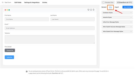 Official Form Styler Of Fluent Forms WP Manage Ninja