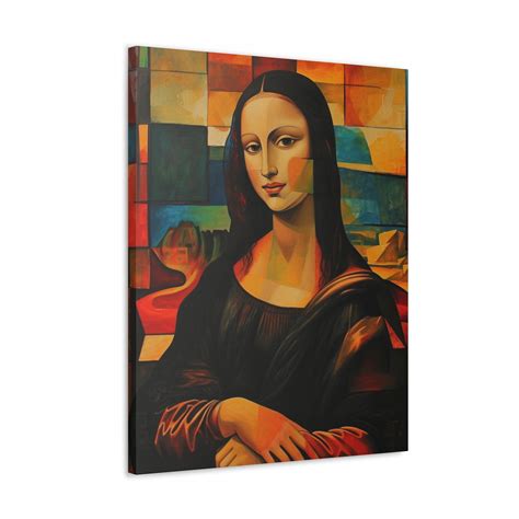 Obraz Na Płótnie Mona Lisa Kubizm Pablo Picasso Przeróbka Parodia 100x70 • Cena Opinie • Obrazy