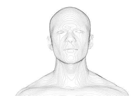 Premium Vector Male Vector Portrait