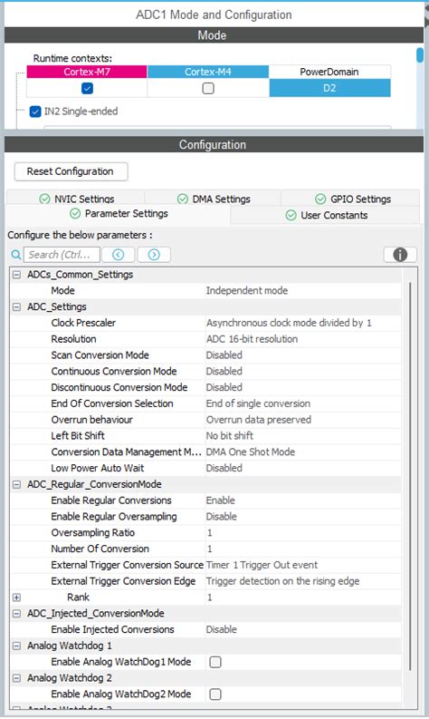 Solved Trying To Run The Adc With Dma On Stm32h755zi Q