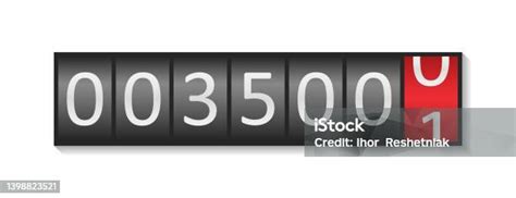 전기 카운터 숫자가있는 전기 미터 주행 거리계의 표시 킬로와트 에너지의 카운터 와트로 다이얼하십시오 장치의 게이지에 대한