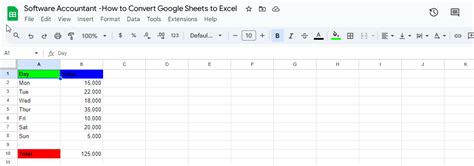 How To Convert Google Sheets To Excel