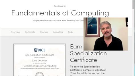 Fundamentals Of Computing Capstone Exam Course 7 Rice U
