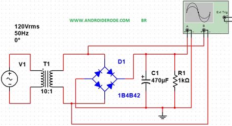 Rectifier Circuits Simulation Using Multisim HF FW BR With Capacitor Filter