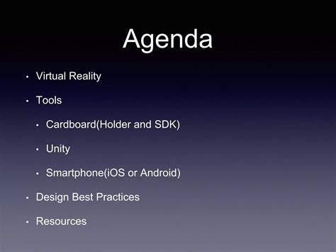 Vr Unity Cardboard Ppt