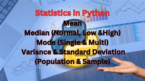 Statistics In Python Mean Median Mode Variance And Standard Deviation