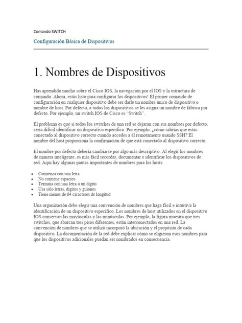Comando Switch Pdf Contraseña Duplex Telecomunicaciones