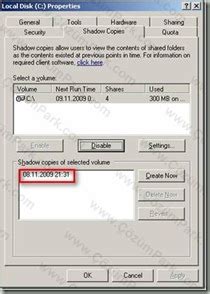 Volume Shadow Copy Hakan Uzuner