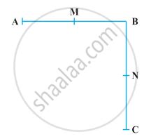 If A Point C Lies Between Two Points A And B Such That AC BC Then Prove That AC 12 AB