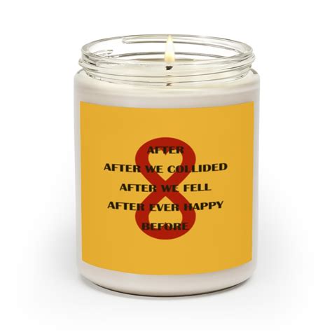 After We Fell Colide Style Scented Candles Sold By Jupiter Clapper