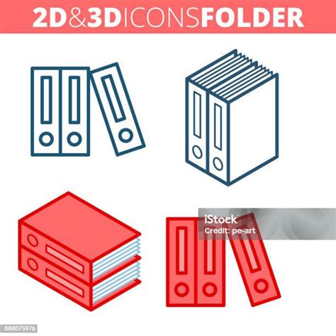 보관 폴더입니다 평평 하 고 Isometric 3d 아이콘 집합을 설명합니다 등측투영법에 대한 스톡 벡터 아트 및 기타 이미지 등측투영법 사일로 0명 Istock
