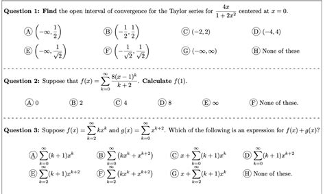 Solved For Questions 1 3