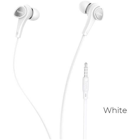 Наушники Внутриканальные Hoco Наушники проводные Гарнитура для Айфон Iphone и Андроид с