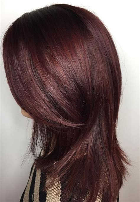 Mahogany Brown Hair Color