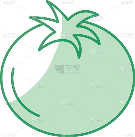 蔬菜西红柿美味农业素食清新食品平衡剪影