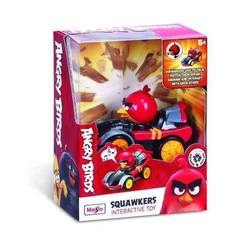 Интерактивная игрушка Angry Birds Squawkers со звуком, красный комбо ...