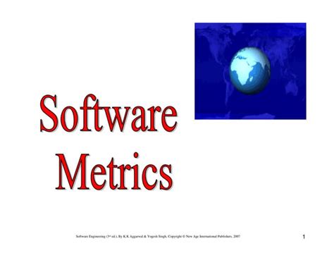 Chapter 6 Software Metrics Pdf