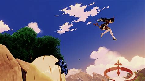 Genshin Impact 5k Ultra Hd Wallpaper — Sunset Aerial Duel By Tmddks321