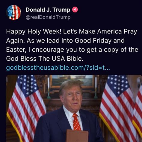 Easter Is Approaching And Donald Trump Is Ready To Sell You A Bible