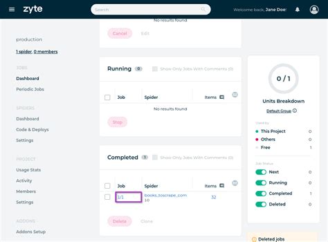 Deploy And Run On Scrapy Cloud Zyte Documentation