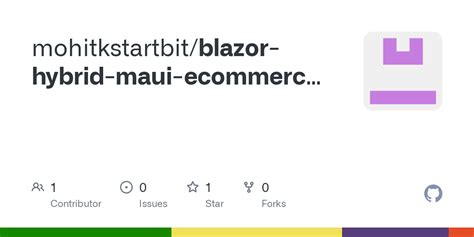 GitHub Mohitkstartbit Blazor Hybrid Maui Ecommerce Sample