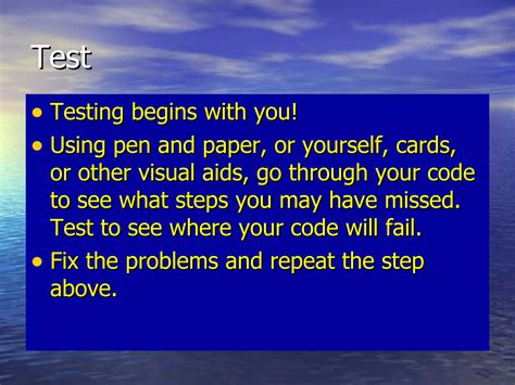 Thinking Like A Programmer Ppt