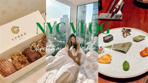 Nyc Vlog 🗽🎄 뉴욕 여행 브이로그 뉴욕에서 가장 핫한 맛집투어 미슐랭 파인다이닝 윌리엄스버그 인생스시집 뉴욕