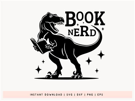 Book Nerd Book Lover Svg File Graphic By Craftlabsvg · Creative Fabrica