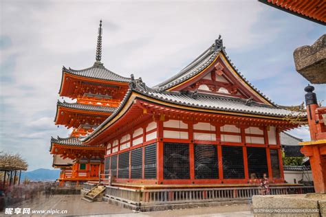 日本京都清水寺摄影图 建筑景观 自然景观 摄影图库 昵图网