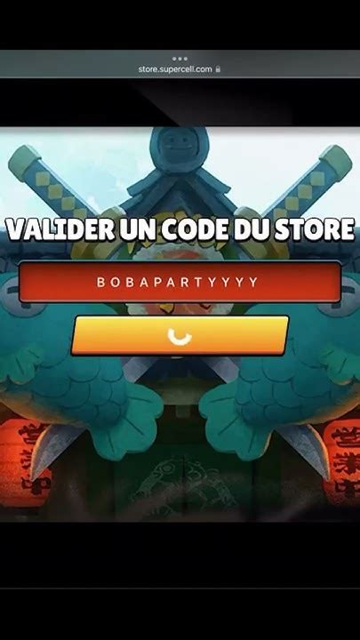 Supercell Store Code Try It Brawlstars Code Supercell Youtube