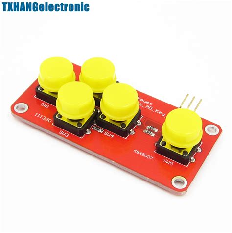 Electronic Components And Semiconductors Analog Five Button Simulate Ad