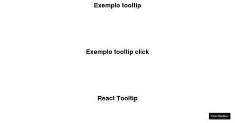 Exemplo Tooltip React Styled Components Codesandbox