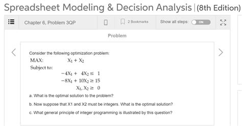 Solved Book Spreadsheet Modelling And Data Analysis Edition