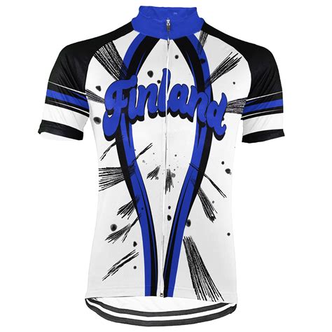 Customized Finland Short Sleeve Cycling Jersey For Men Os Cycling Store