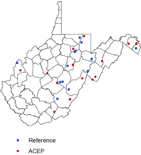 Locations Of Agricultural Conservation Easement Program Acep And