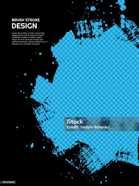 벡터 일러스트 레이 션 손으로 그린 스타일을 오버레이합니다 투명 배경에 추상적인 더러운 검은 색 레이어 잉크 브러시 스트로크가 엉망입니다 포스터 표지 레이아웃 사진 프레임