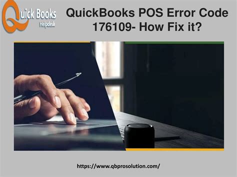 PPT How To Fix QuickBooks POS Error Code 176109 PowerPoint Presentation ID 8095777