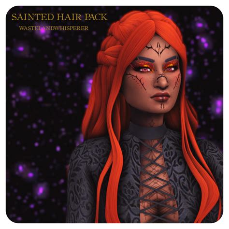 Sainted Hair Pack Sims Sims 4 Sims 4 Characters