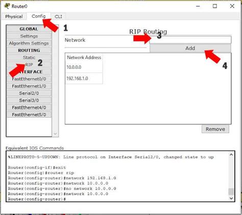 Cara Membuat Dynamic Routing Mode Gui Di Cisco Packet Tracer Dengan 2 Router